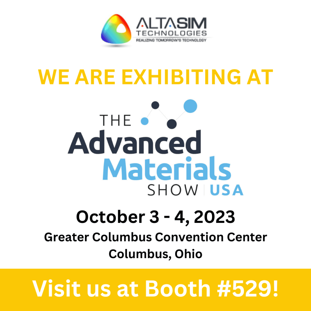 Advanced Materials Show USA - AltaSim Technologies, LLC